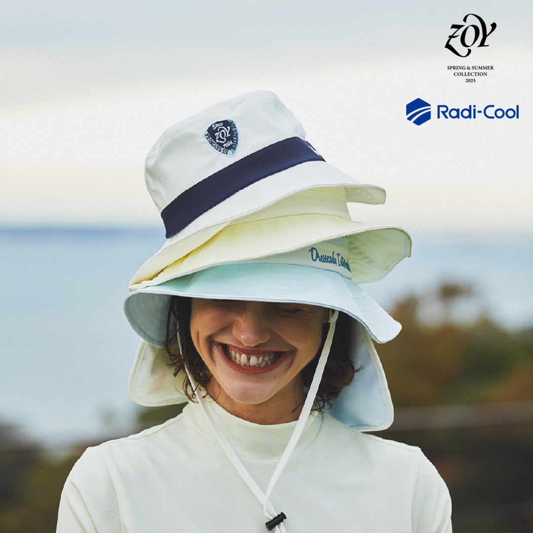 【Radi-Cool／妥協ゼロのUV対策を】世界初の「放射冷却素材」を、研ぎ澄まされた「洗練」のデザインで。今年の夏も、スマートに乗り越えて
